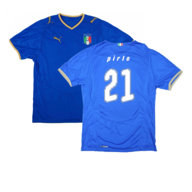 Italy Home Football Shirt (Pirlo 21) - Euro Soccer Shop - 2026 World ...